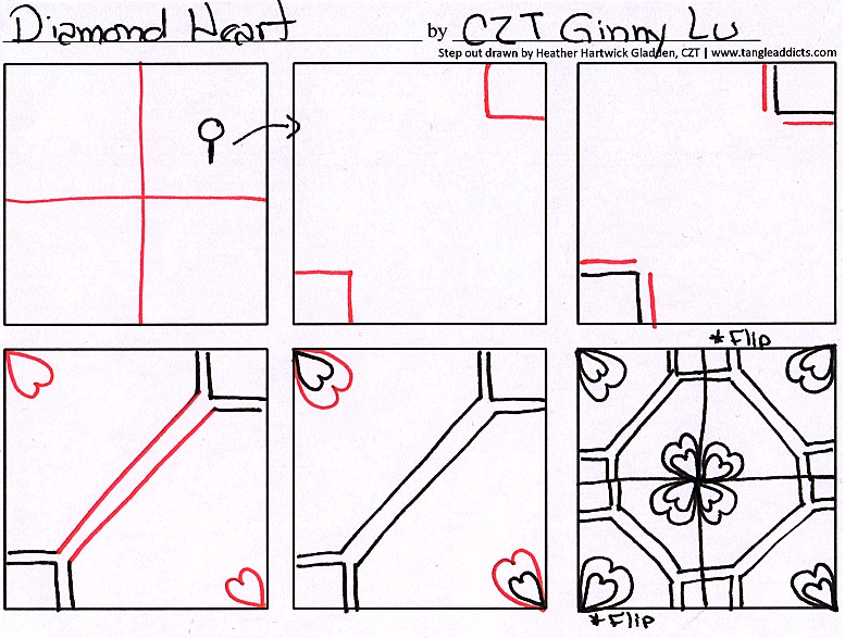 Diamond Heart – Tangle Addicts