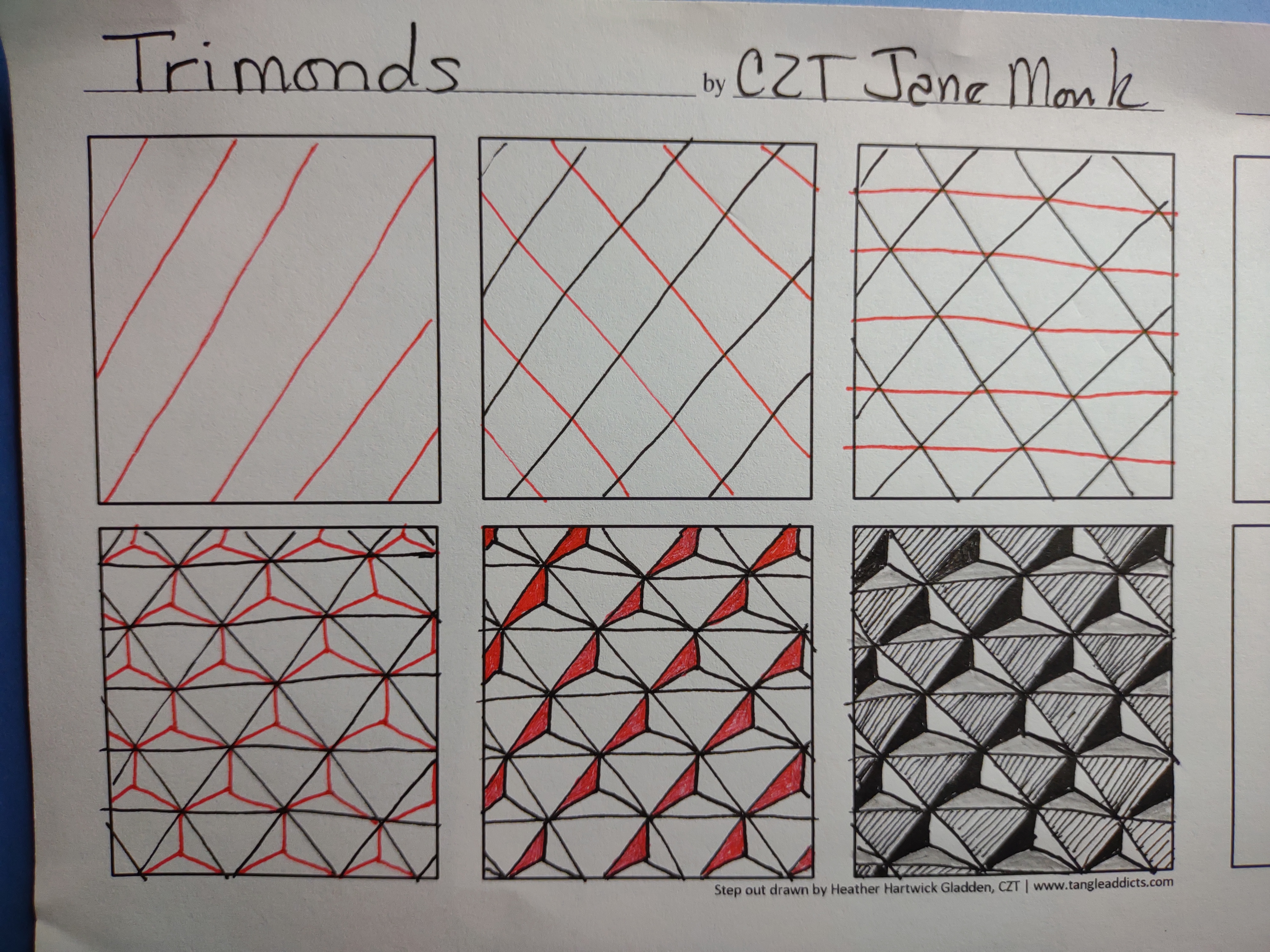 Trimonds step-out – Tangle Addicts