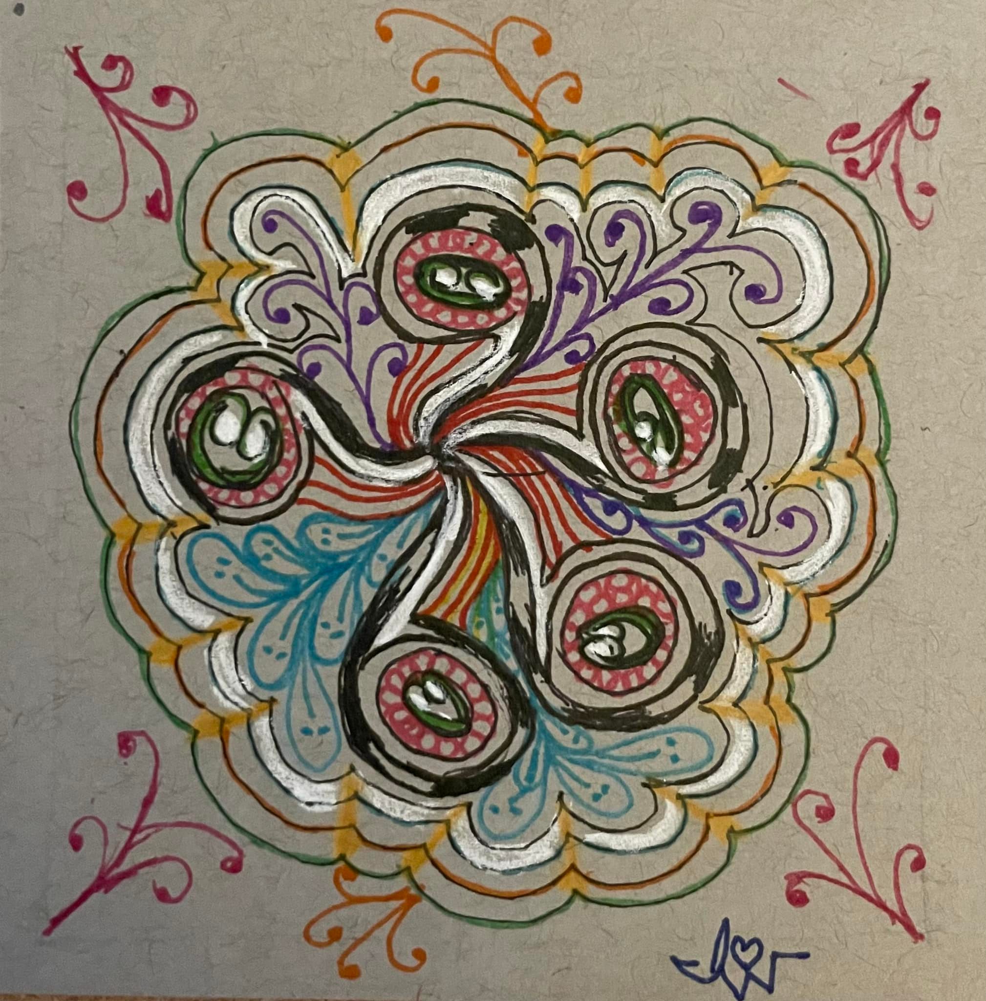 Six-Flower | Zentangle® Tangle Time Recap – Tangle Addicts