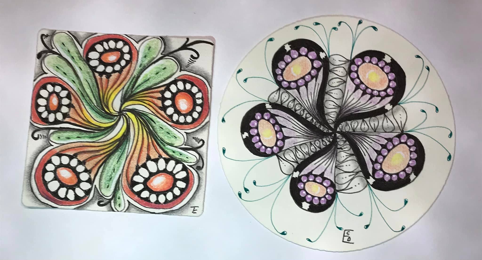 Six-Flower | Zentangle® Tangle Time Recap – Tangle Addicts