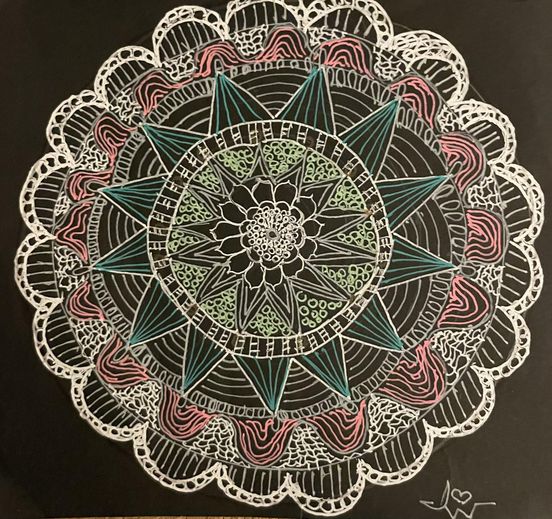 “This Ain’t your Grandma’s Doily” Zentangle® Class Recap: April 26, 2022 – Tangle Addicts