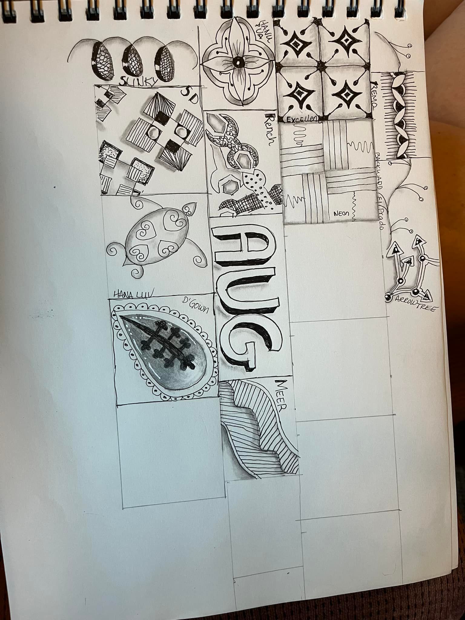 Hanu Luv & D’Gown | Zentangle® Tangle Time Recap – Tangle Addicts