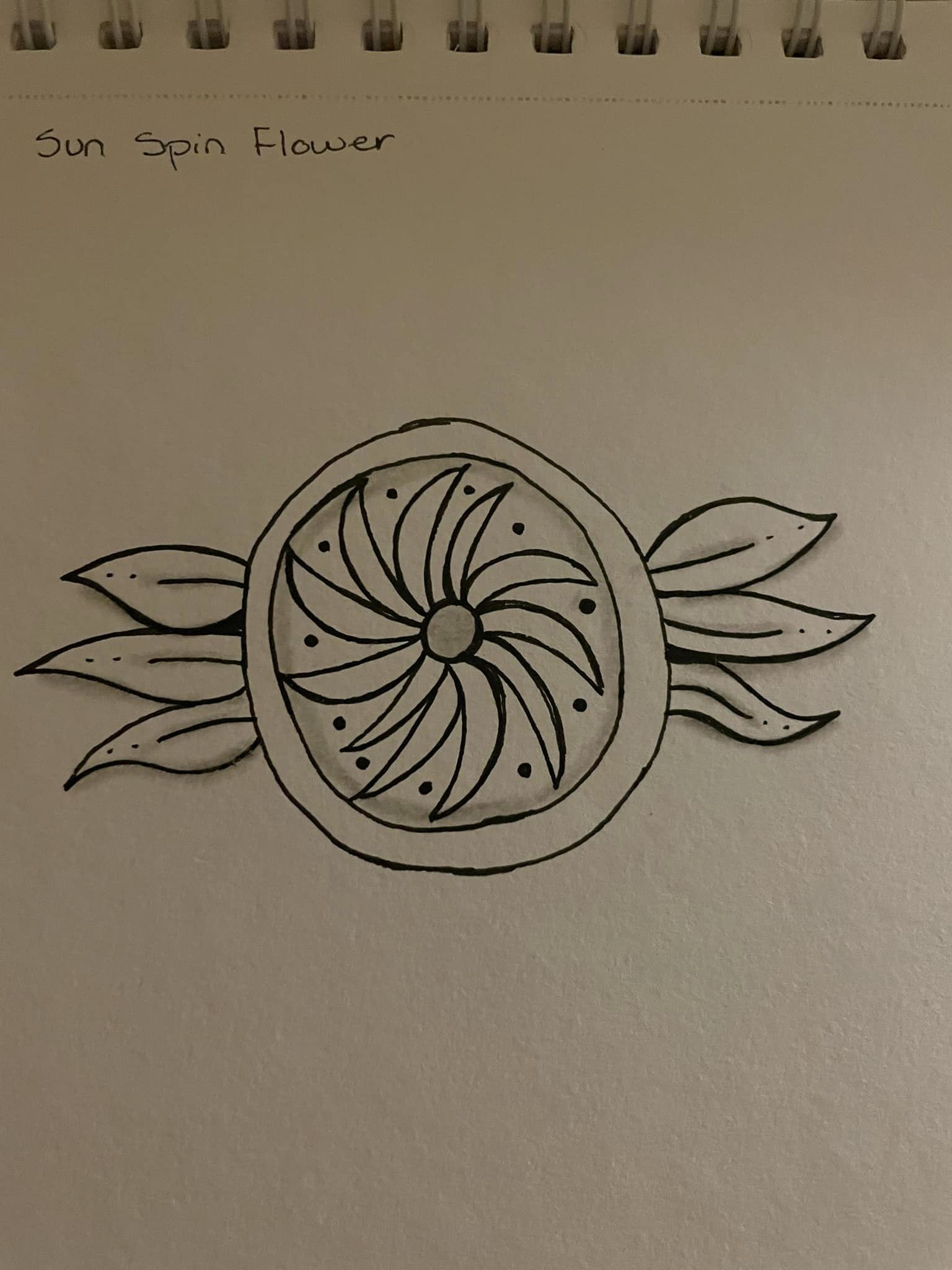 Introducing a new tangle: Sun Spin Flower – Tangle Addicts