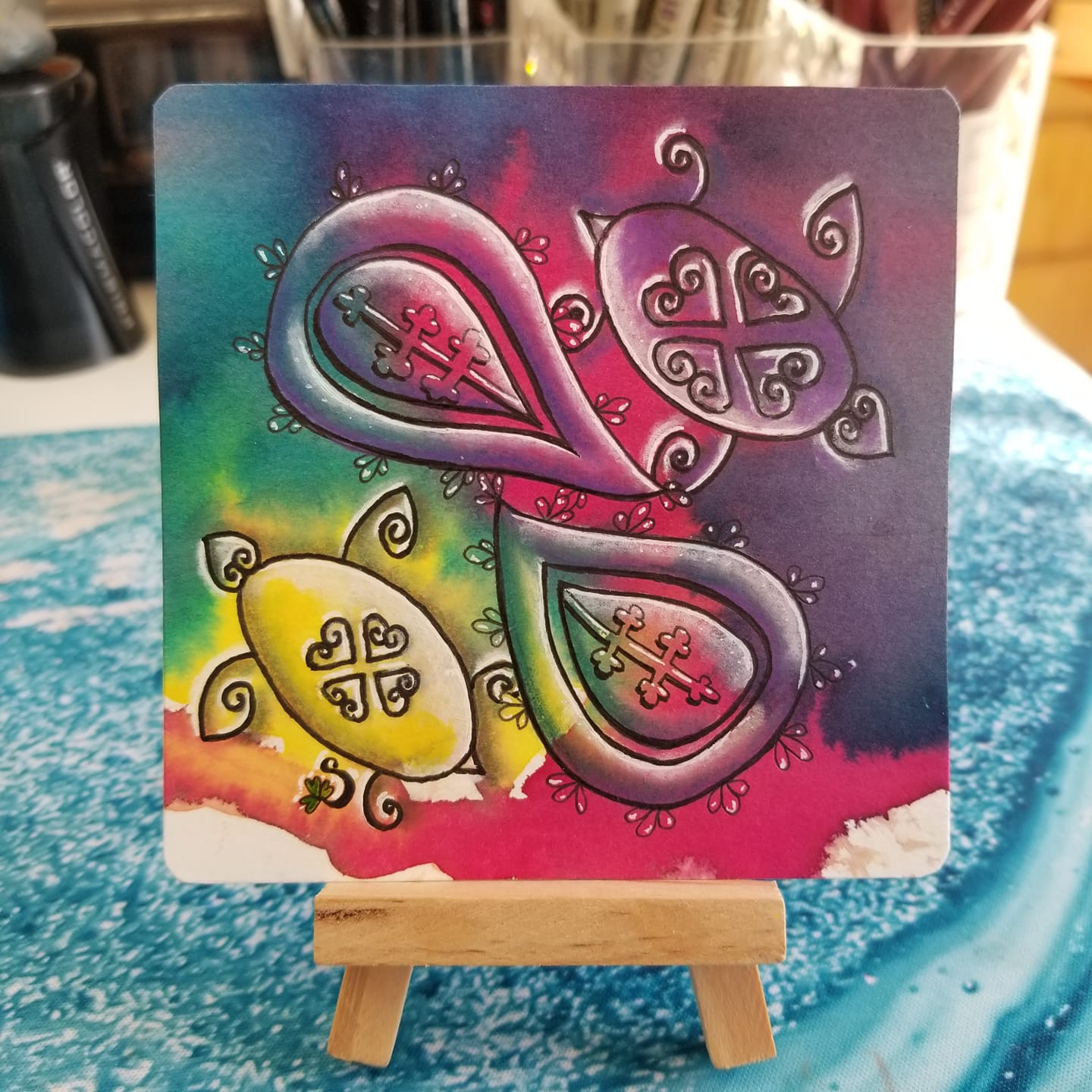 Hanu Luv & D’Gown | Zentangle® Tangle Time Recap – Tangle Addicts