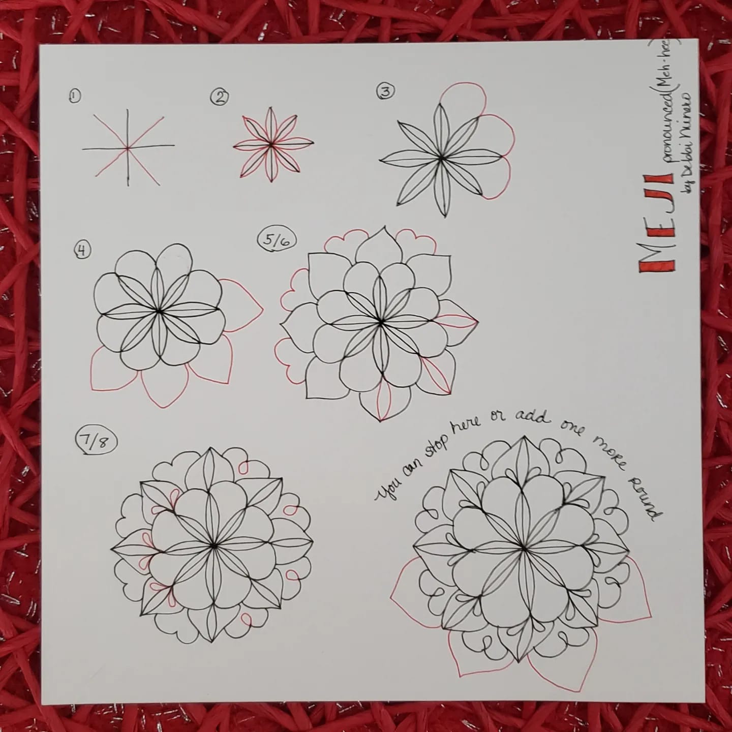 Introducing a new tangle: Meji – Tangle Addicts