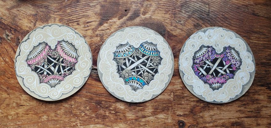 3-D Heart | Class Recap – Tangle Addicts