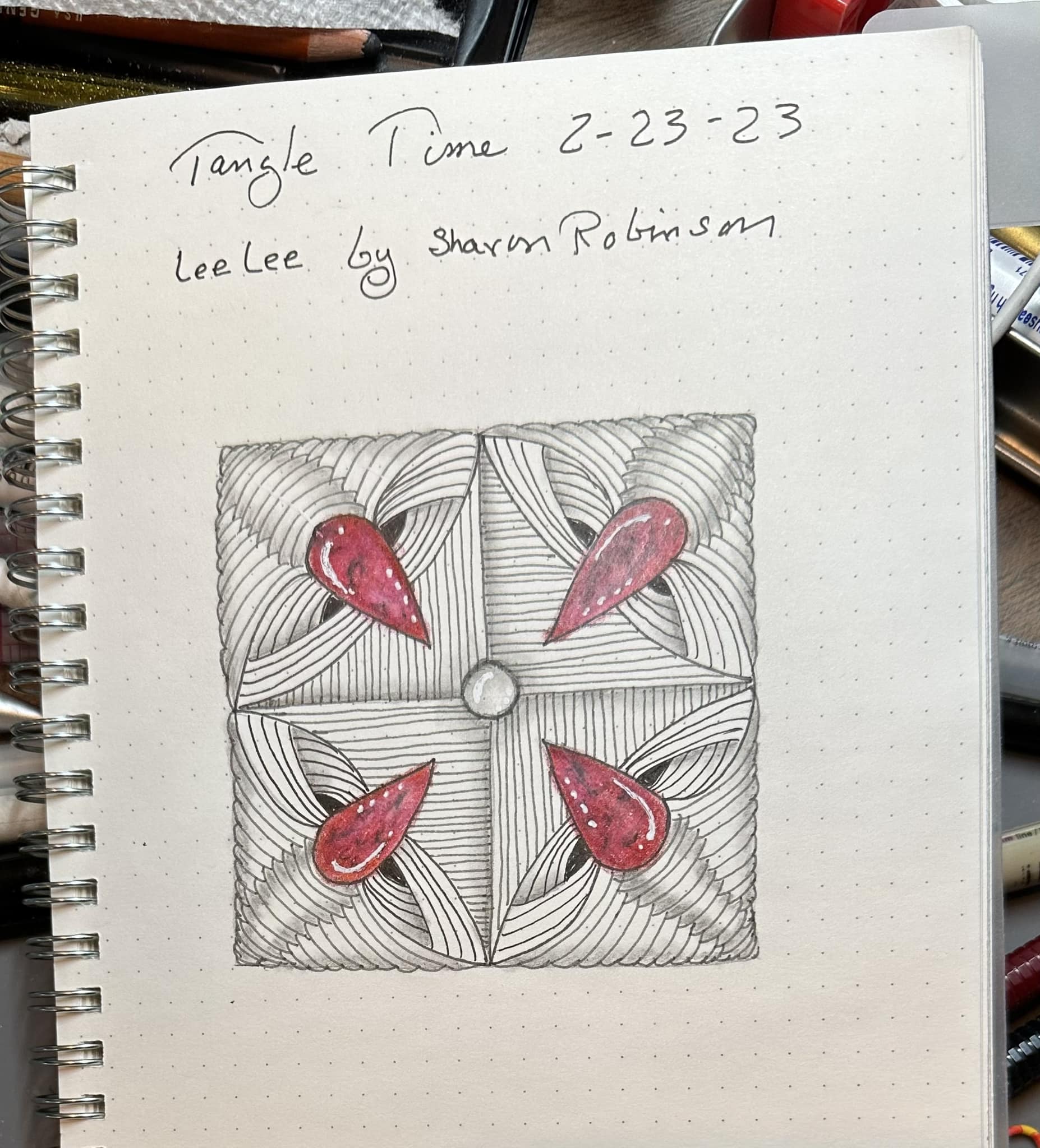 Lee Lee | Tangle Time Recap – Tangle Addicts