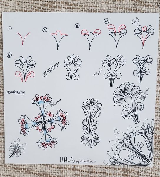 Introducing a new tangle: HHuGz – Tangle Addicts
