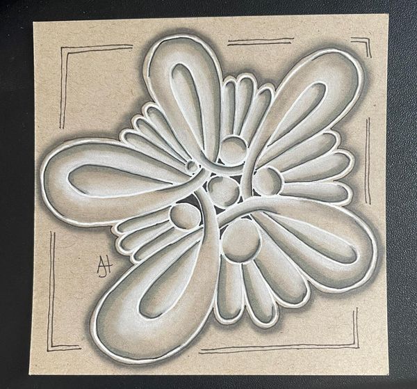 Zenbossing – Zentangle Technique | Class Recap – Tangle Addicts