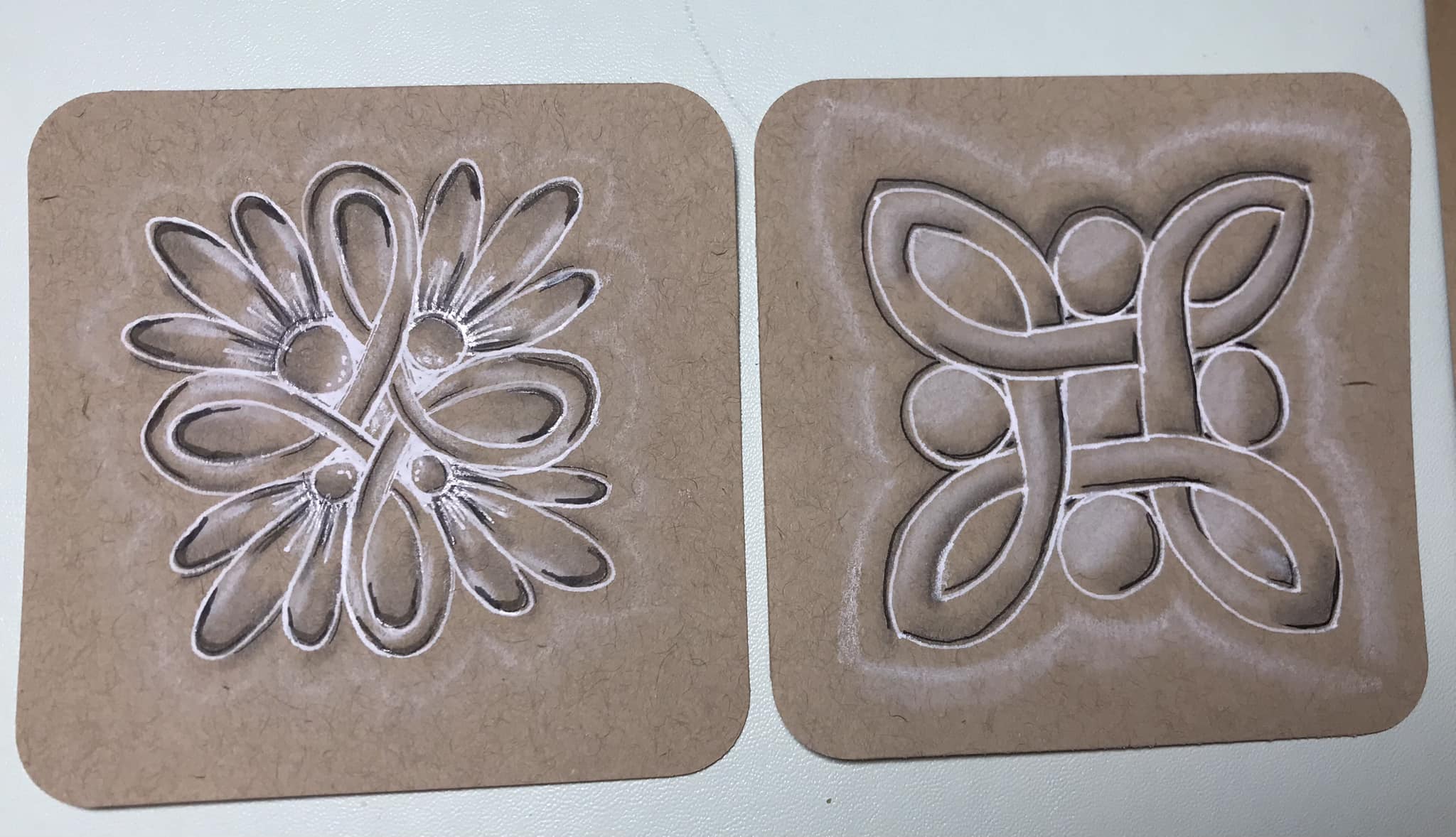 Zenbossing – Zentangle Technique | Class Recap – Tangle Addicts