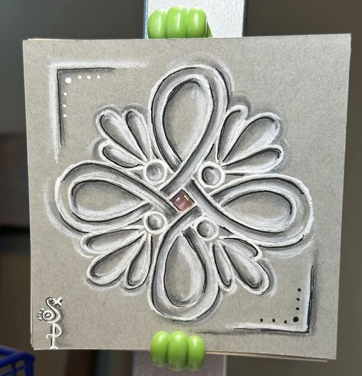 Zenbossing – Zentangle Technique | Class Recap – Tangle Addicts