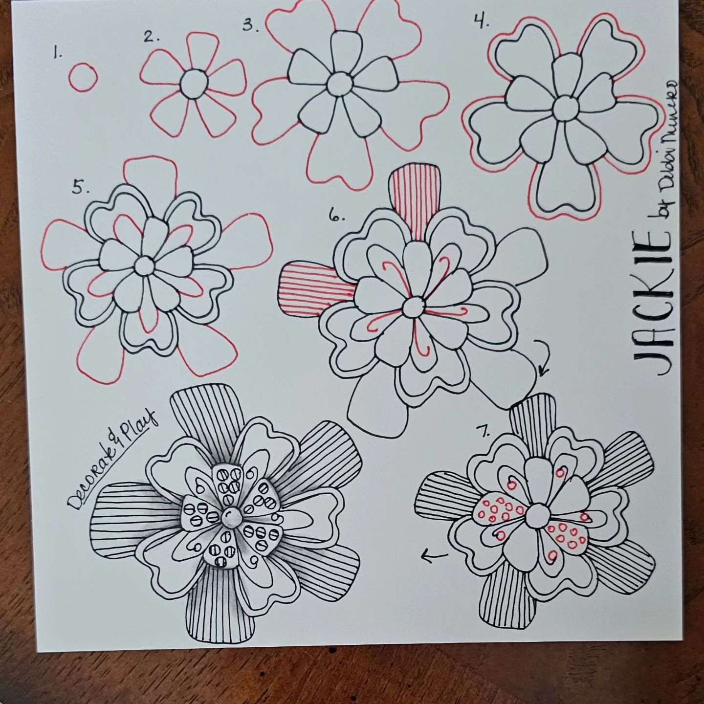 Introducing a new tangle: Jackie – Tangle Addicts