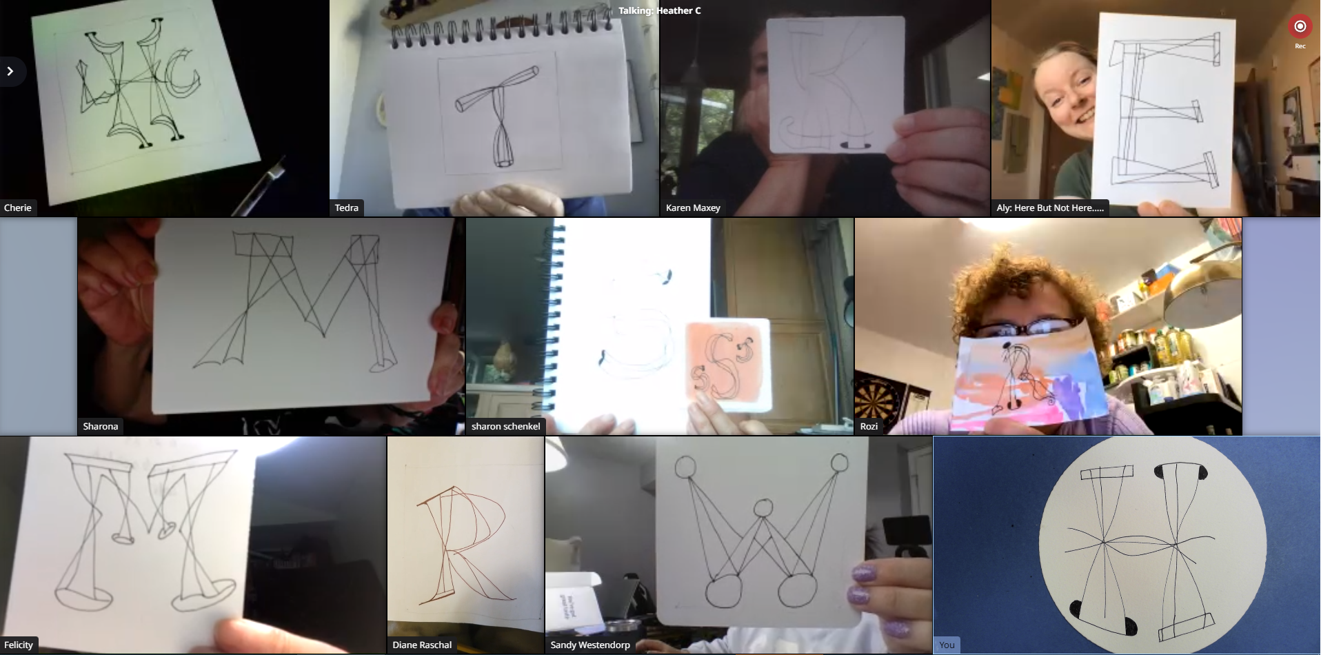 Tangled Letters | Class Recap – Tangle Addicts