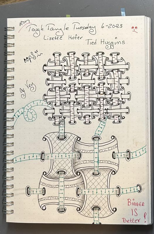 Tied Huggins | ‘Tough’ Tangle Tuesday Recap – Tangle Addicts