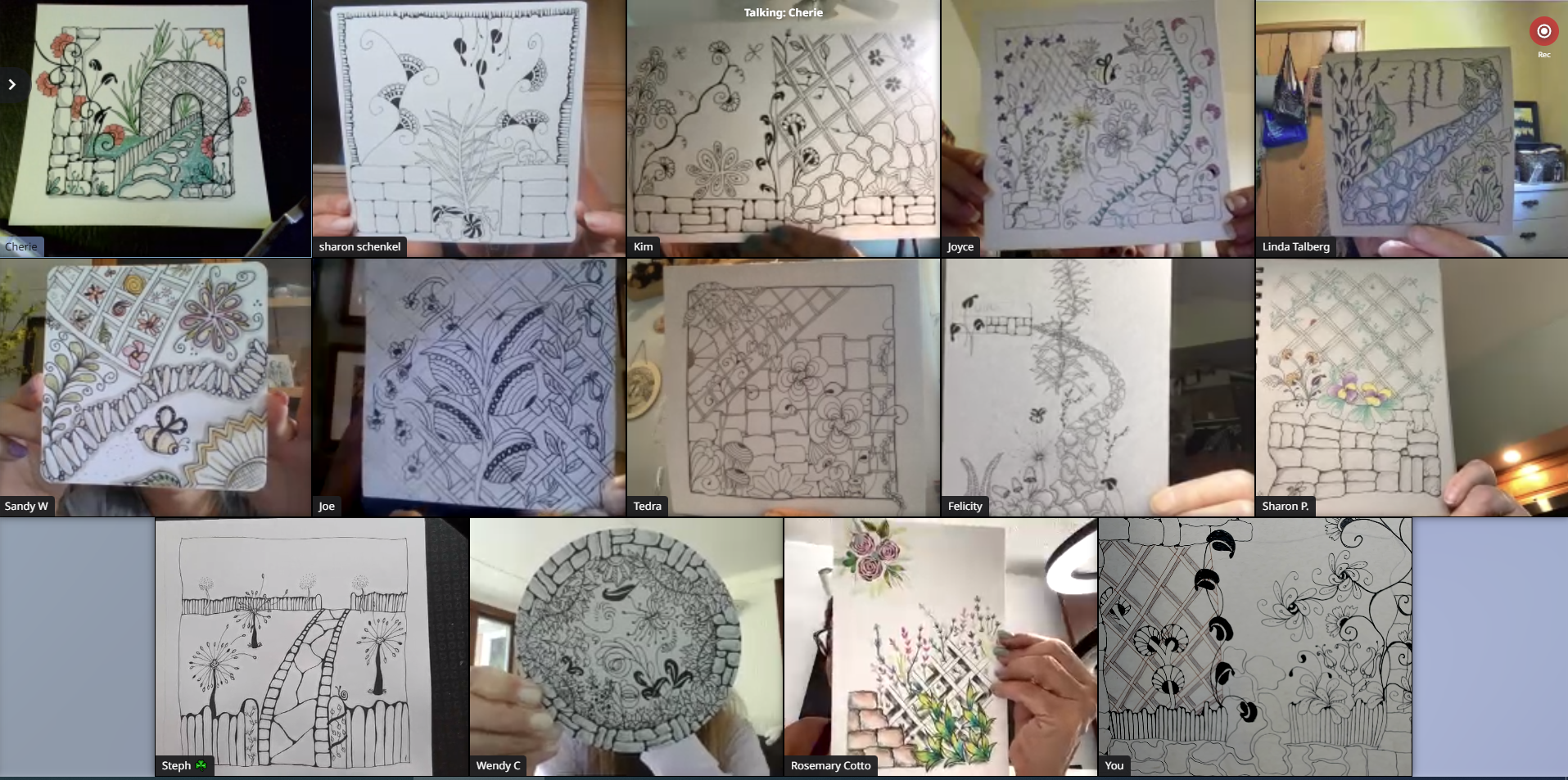 Secret Garden | Class Recap – Tangle Addicts