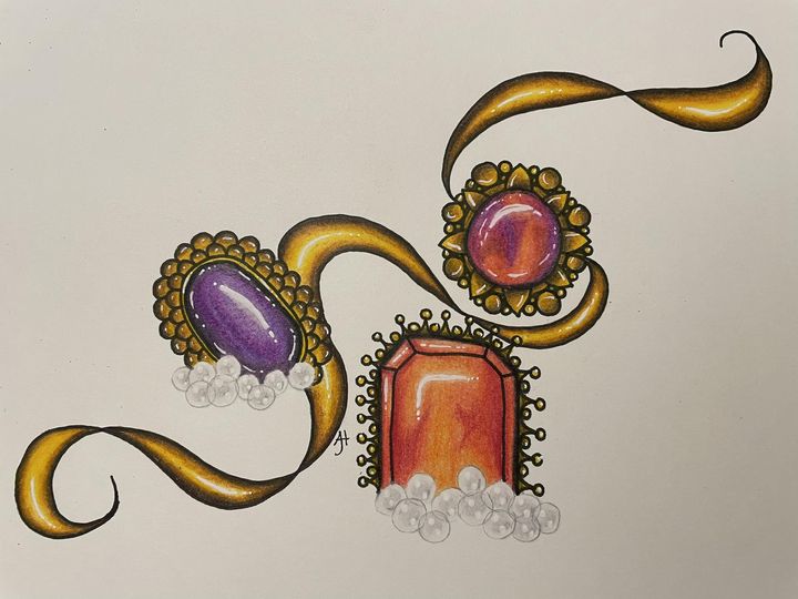 “String of Pearls” | TangleAddicts Class Recap – Tangle Addicts