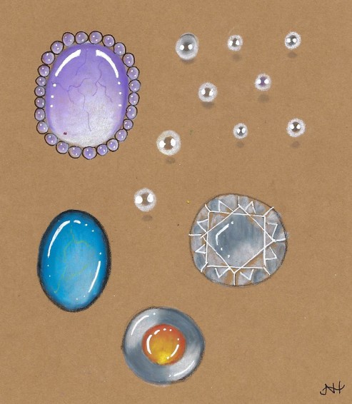 “String of Pearls” | TangleAddicts Class Recap – Tangle Addicts