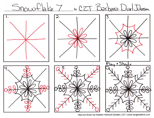 Snowflake7 – Tangle Addicts