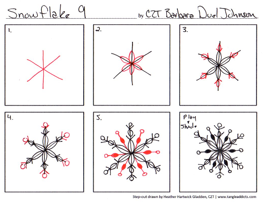 Day 13: Flove | February 2024 Tangles – Tangle Addicts