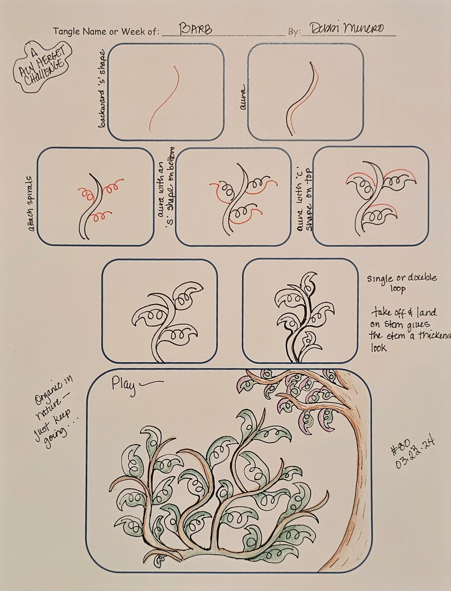 Barb-Step-out – Tangle Addicts