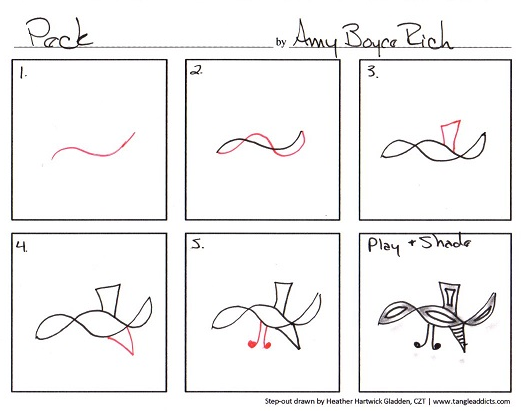 Day 17: Peck | May 2024 Tangles – Tangle Addicts