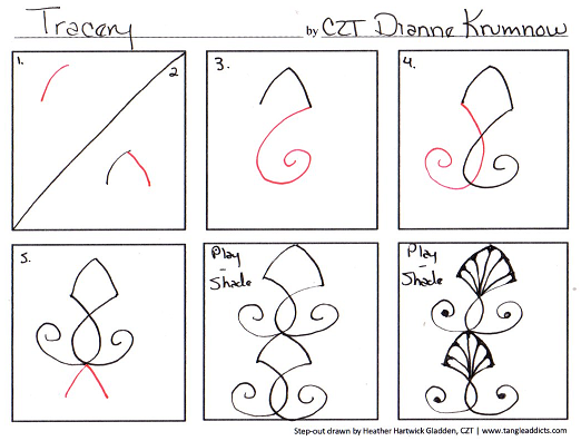 Day 25: Tracery | June 2024 Tangles – Tangle Addicts