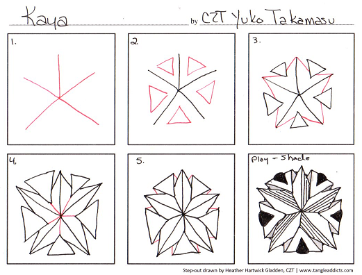 Day 24: Kaya | January 2025 Tangles – Tangle Addicts