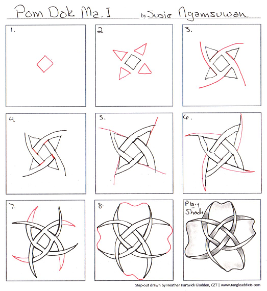 Day 11: Pom Dok Ma.I | March 2025 Tangles – Tangle Addicts