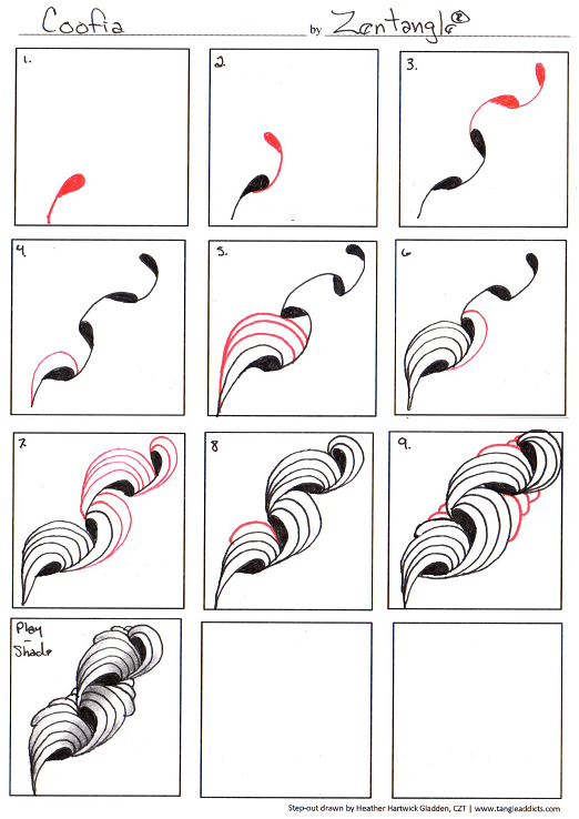 Day 9: Coofia | May 2025 Tangles – Tangle Addicts