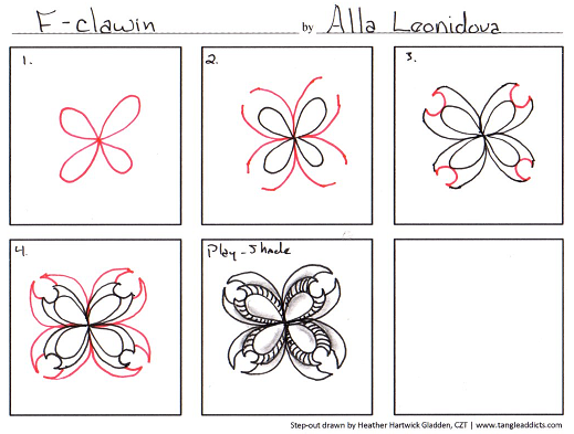 F-clawin | Day 17, April Tangles 2026 – Tangle Addicts